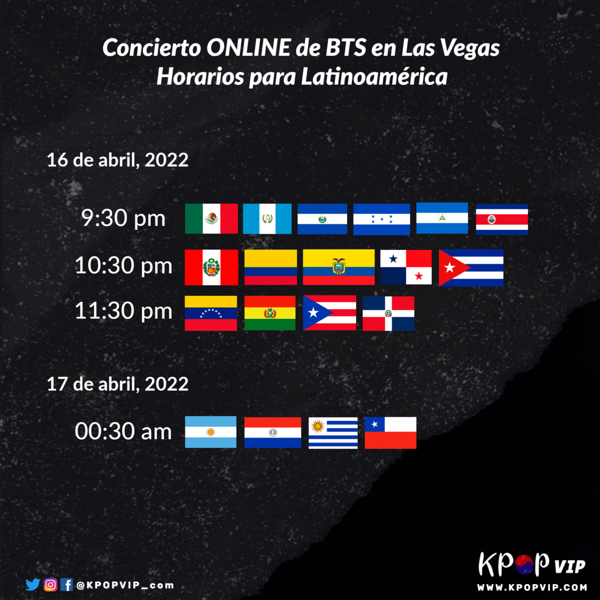 Conciertos de BTS en Las Vegas: 4 fechas presenciales y 1 online ...